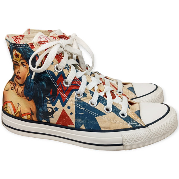 Converse | Shoes | Mens 5 Womens 7 Converse Wonder Woman All Star Chuck ...